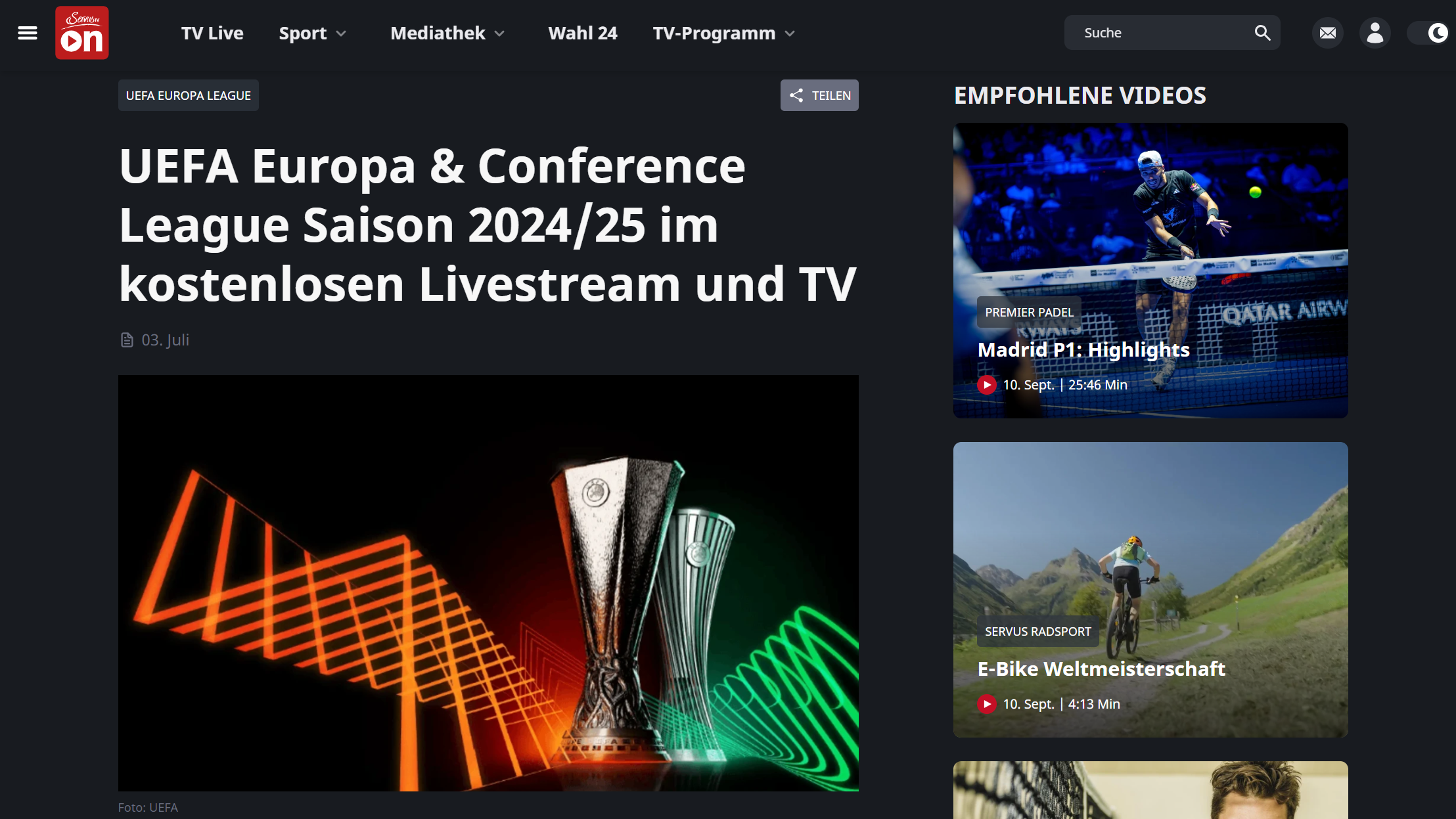 ServusTV Livestream kostenlos schauen: So geht es
